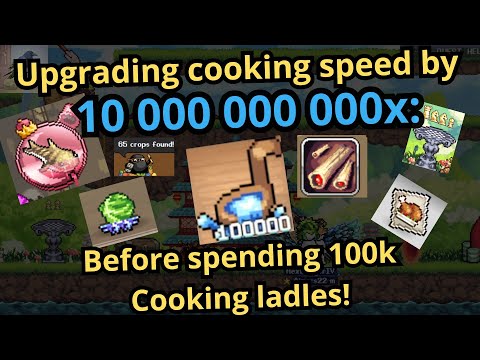 Upgrading cooking speed by 10 000 000 000x Before spending the 100k ladles! In #idleon *Audiofix*