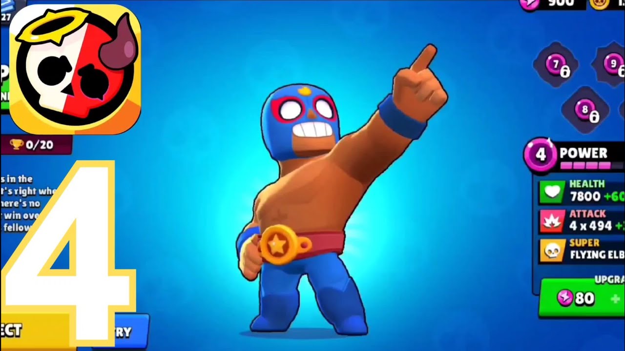 Brawl Stars Gameplay Walkthrough Part 4 - El Primo (IOS,Android) No ...