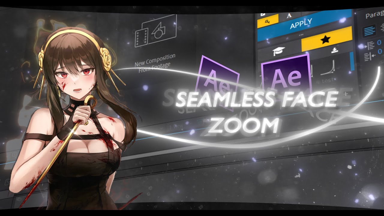 seamless face zoom tutorial - YouTube