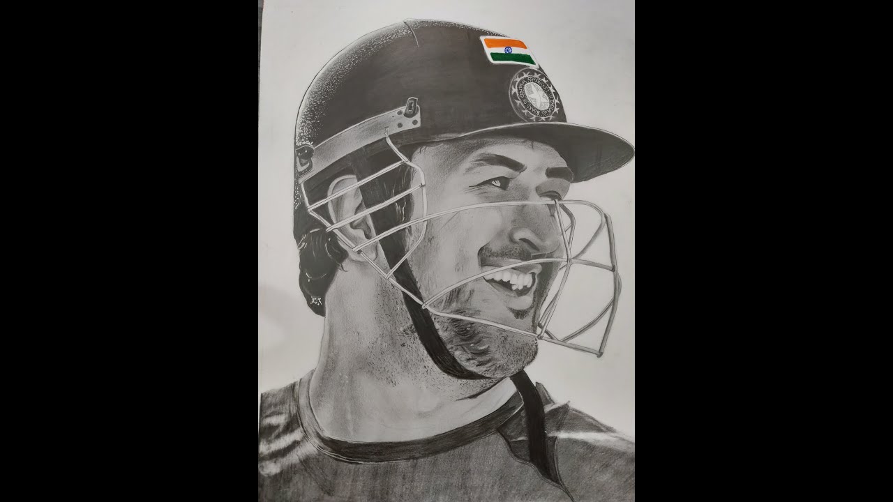 MS Dhoni Portrait - YouTube
