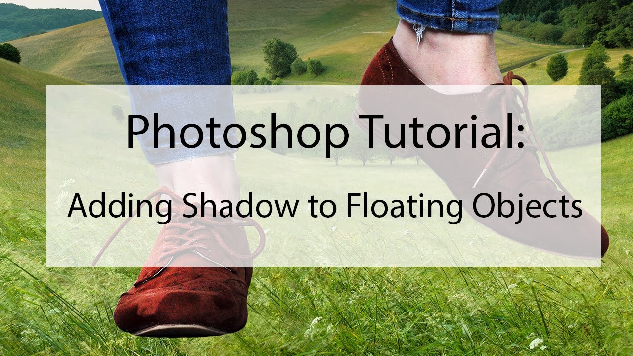 Adding shadows to hovering objects in Photoshop - YouTube