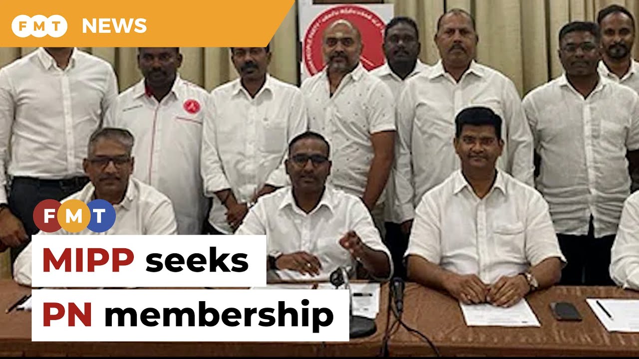 Malaysian Indian People’s Party applies to join PN - YouTube