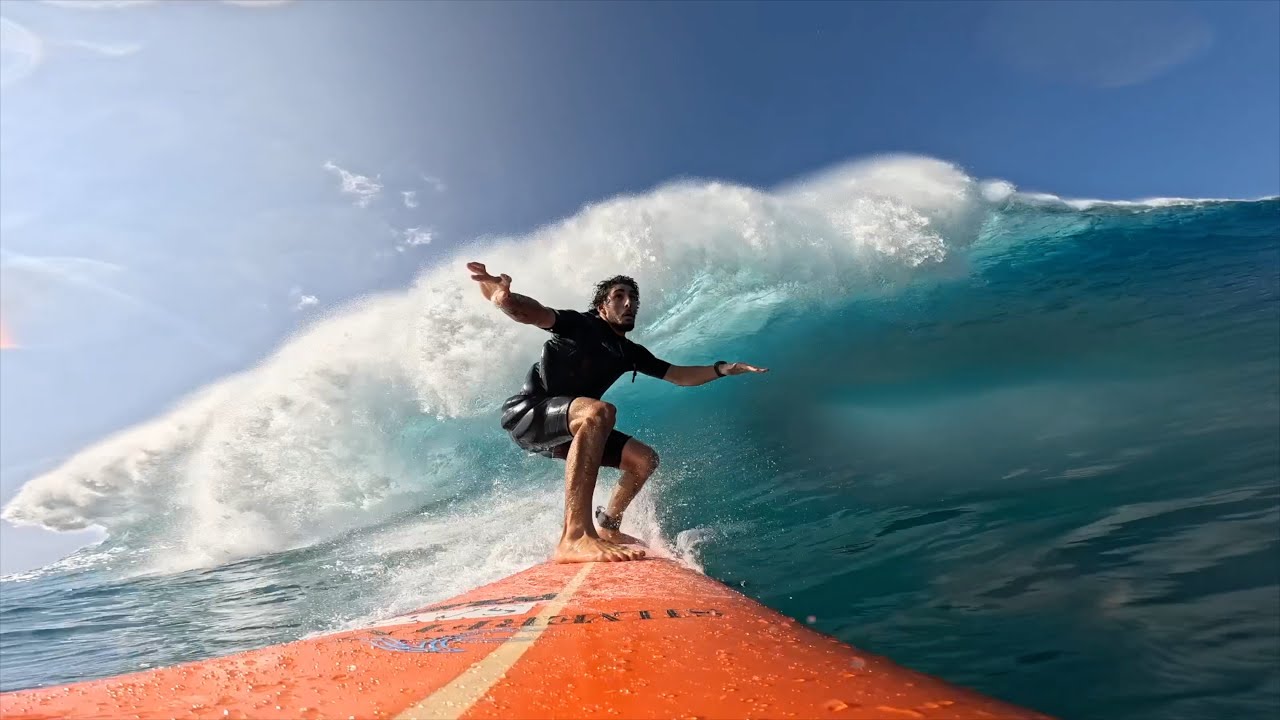 BIG WAVE SESSION IN HAWAII - RAW FILES - YouTube
