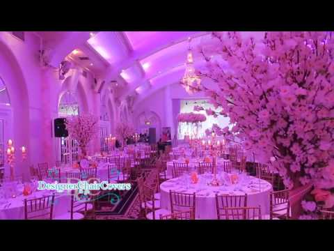 The Decorium Wedding Decor by Designer Chair Covers To Go - YouTube