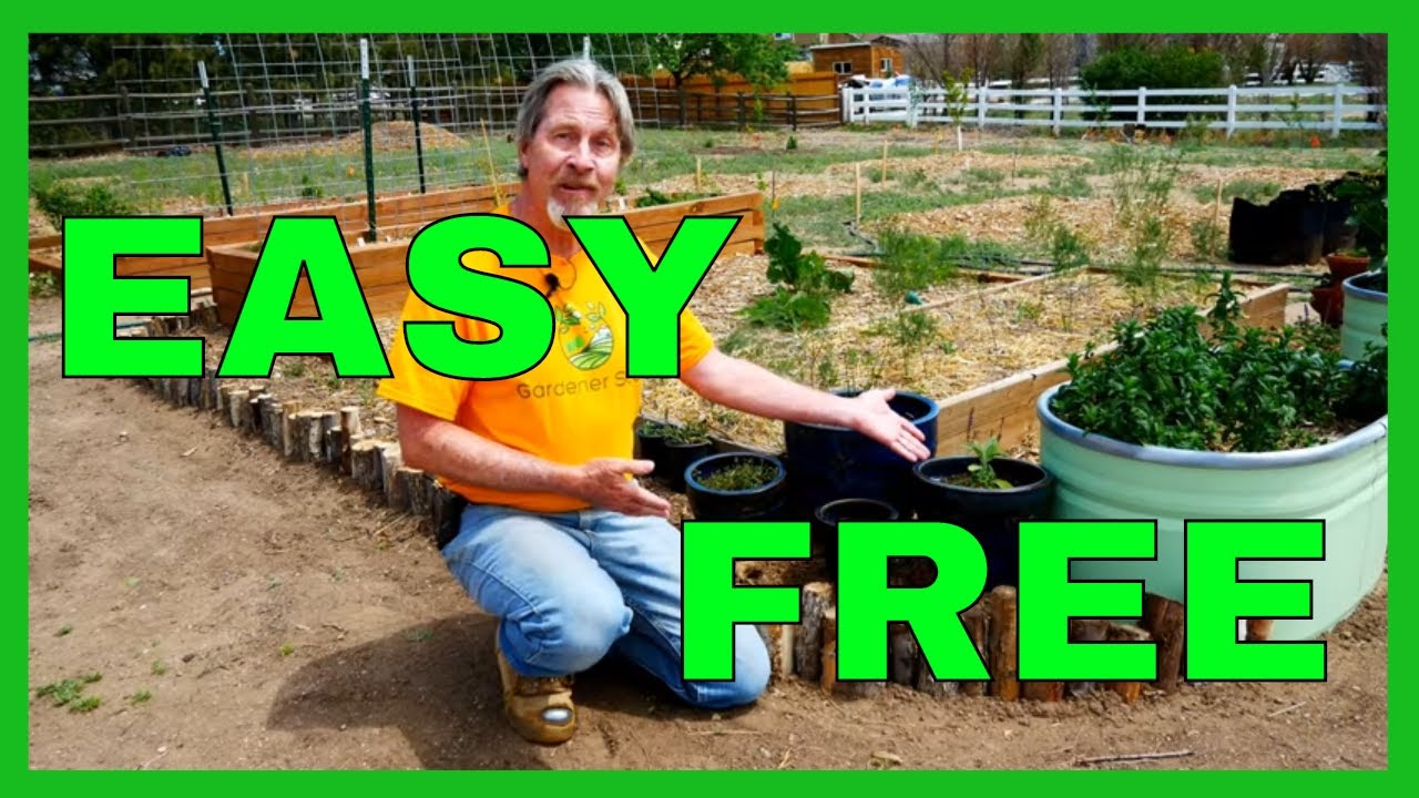 Make a Garden Border (Easy DIY) - YouTube