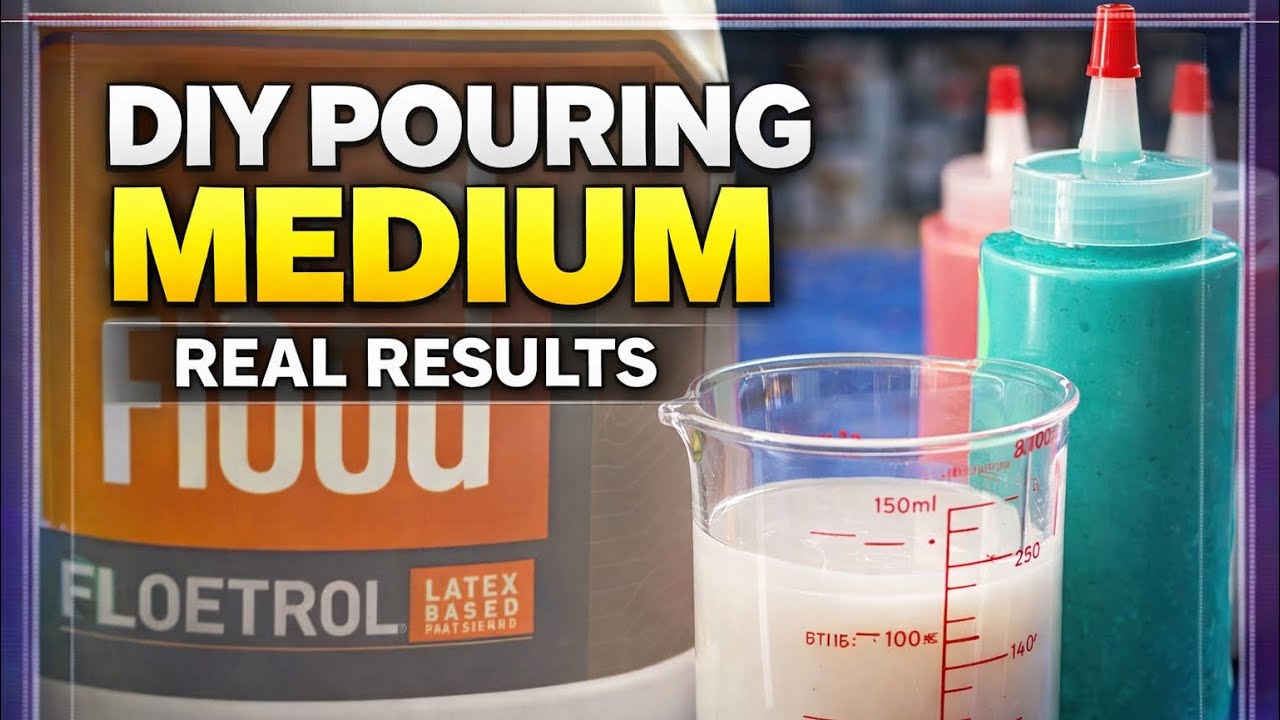 My Exact DIY Pouring Medium Recipe (Budget Friendly) - YouTube