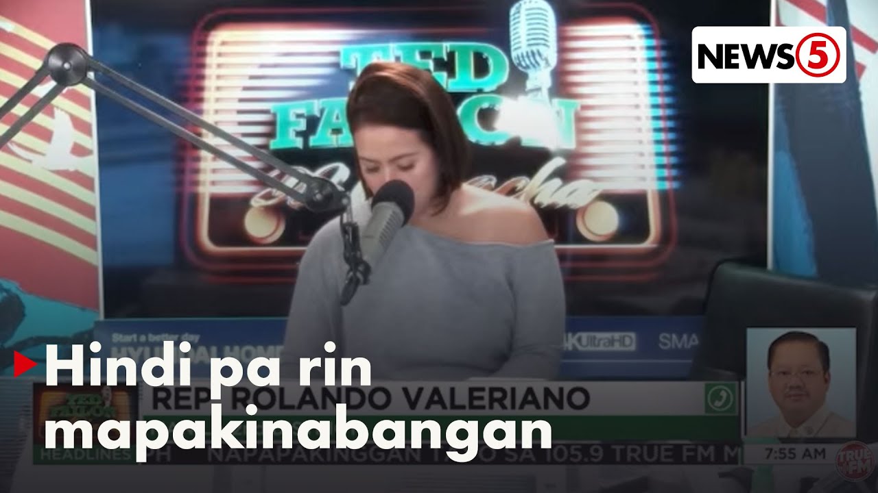 Rep. Valeriano, nilinaw na DPWH ang humawak sa Sunog Apog pumping ...