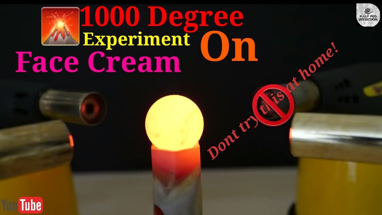 NEW EXPERIMENT!! 1000 degree Metal ball|experiment on Cream|By DPI ...