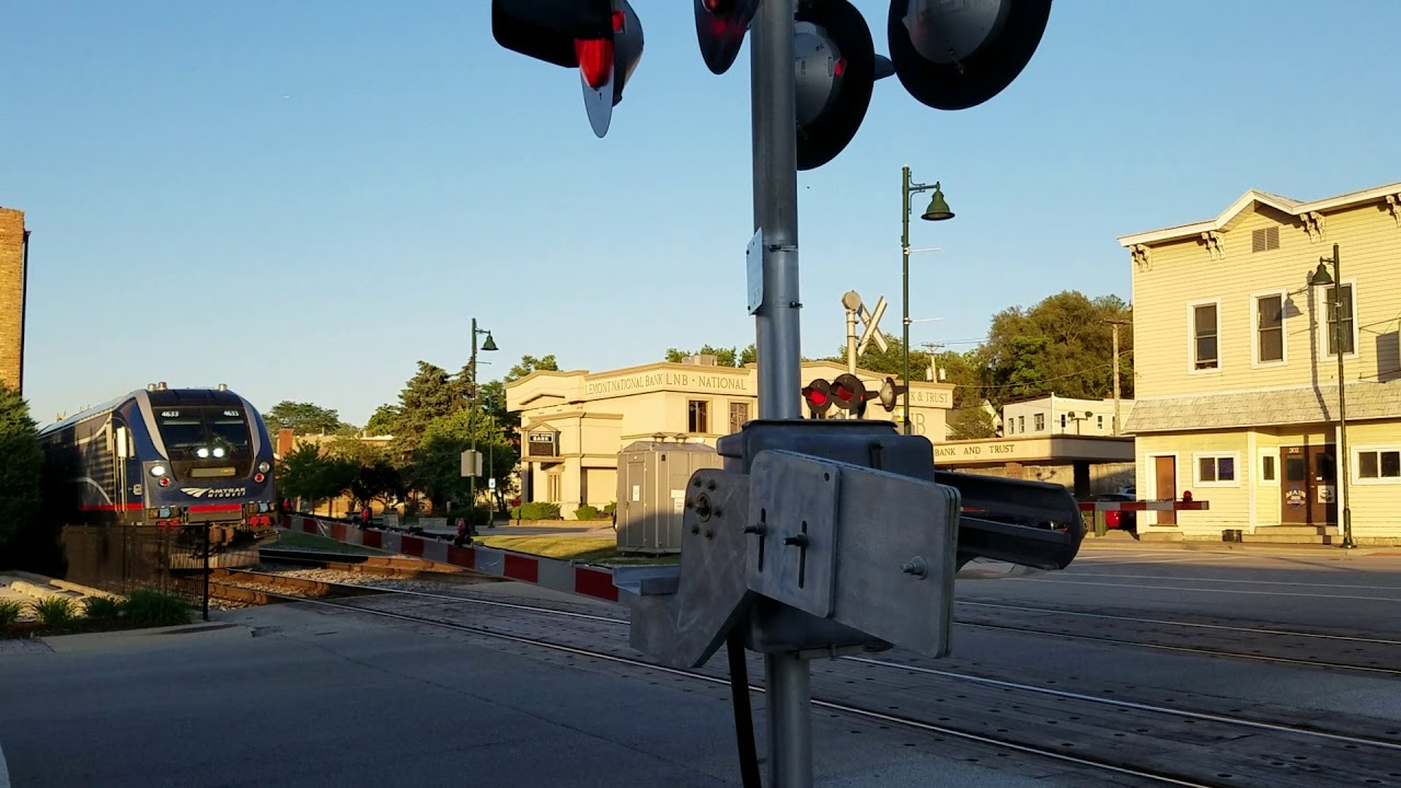 Amtrak Lincoln Service 307 at Lemont, IL. - YouTube