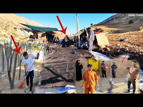 The black tent was torn down: Habib revives the trees of the new farm