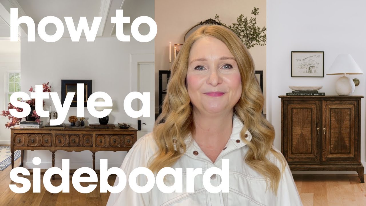 HOW TO STYLE A SIDE BOARD | INTERIOR DESIGN - YouTube