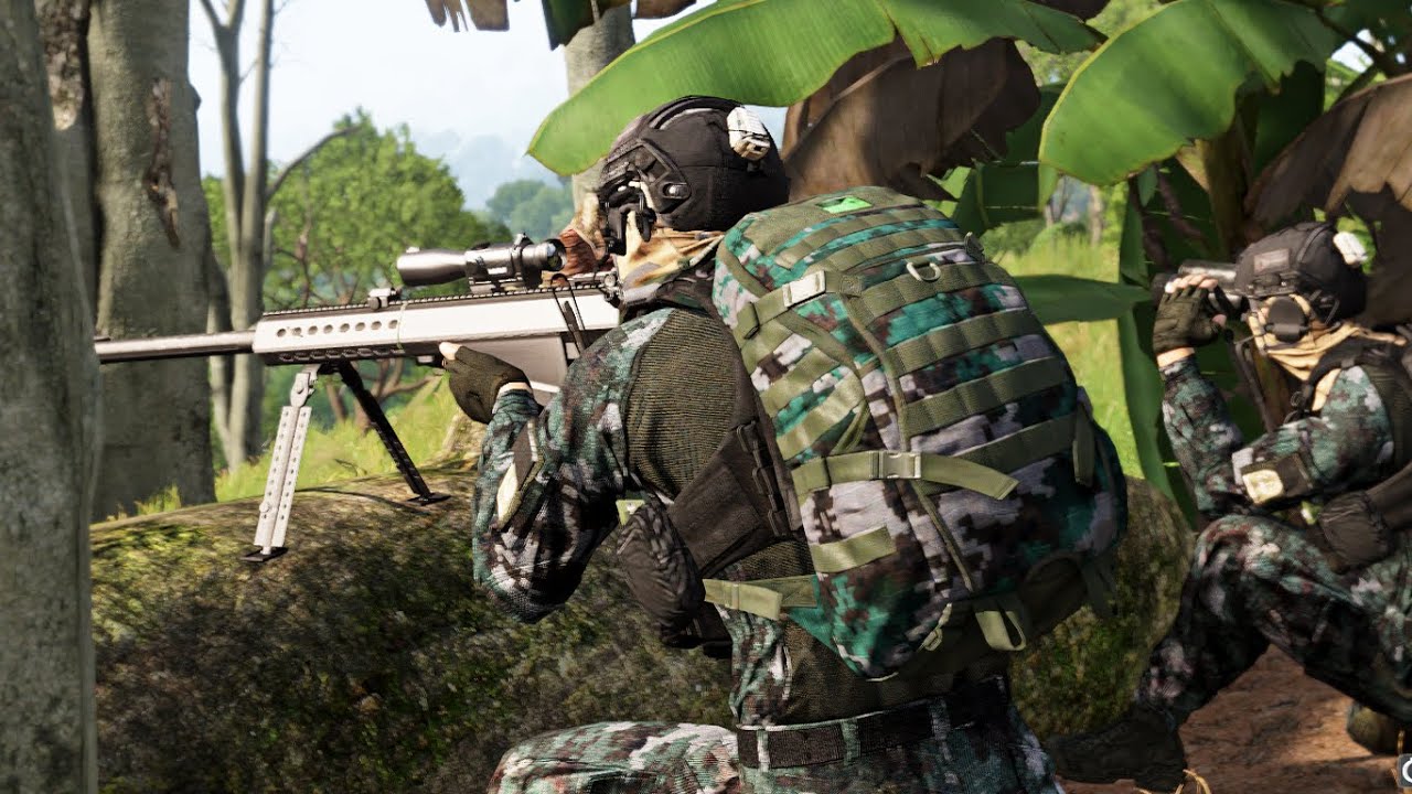 PNP-SAF Sniper Team inubos ng platoon ng N,P.A - Arma III Cinematic ...