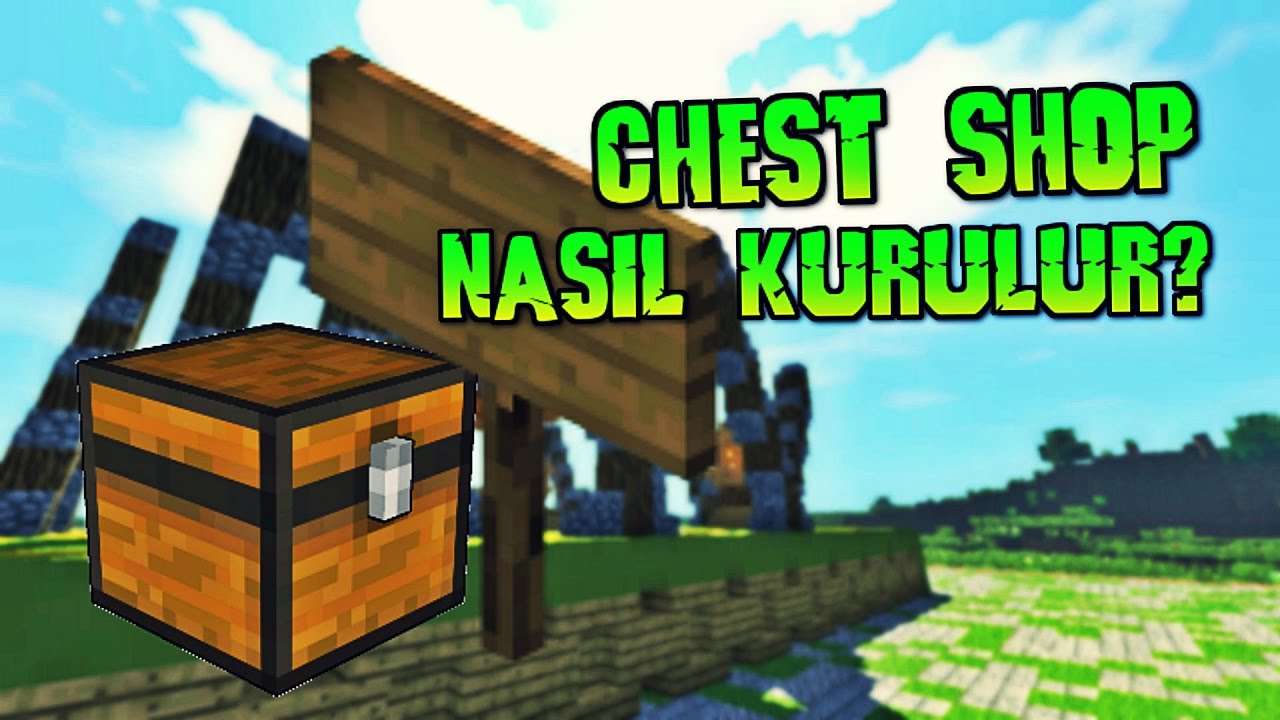 Minecraft | Chest Shop Nasıl Kurulur? - YouTube