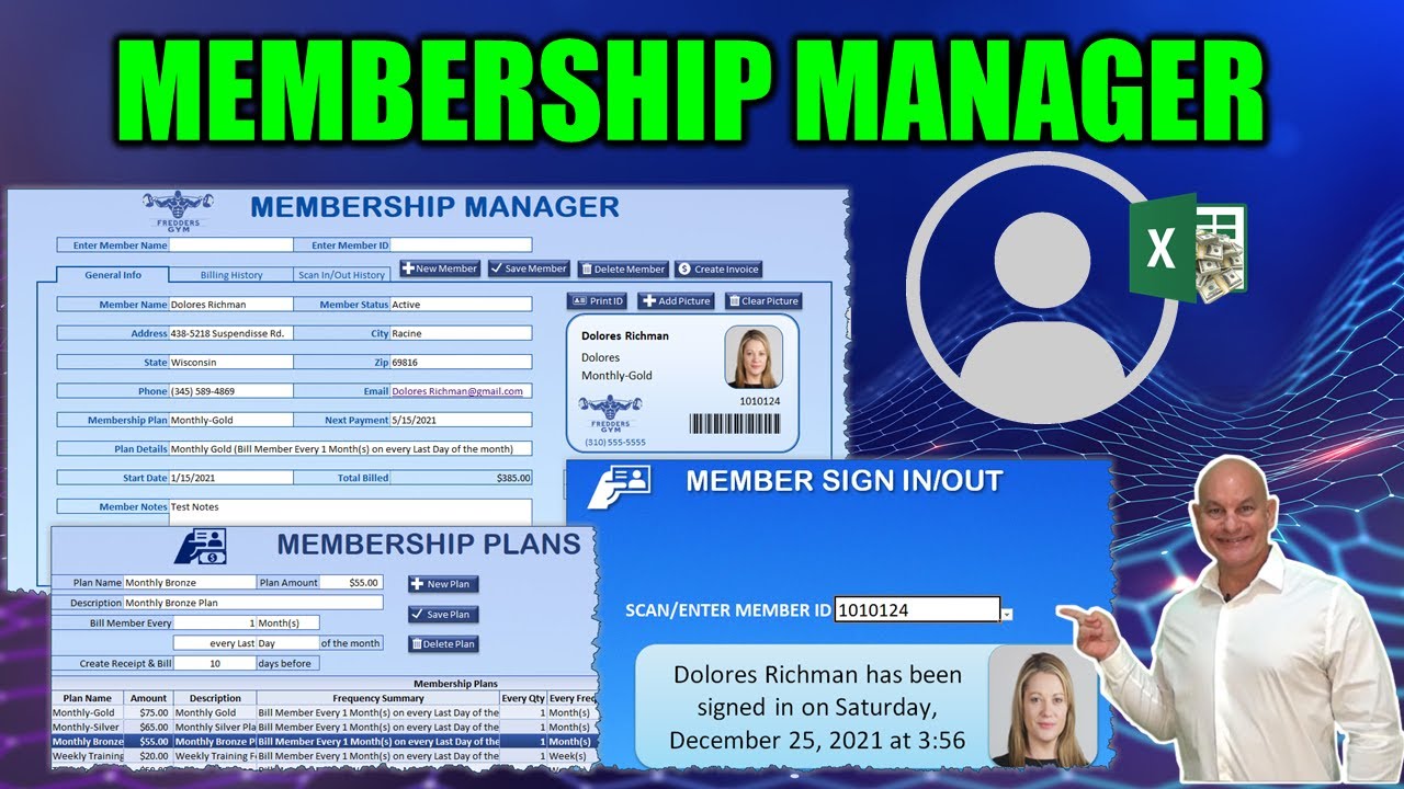 How To Create Your Own Membership Gym Management Application In Excel How To Create Your Own Membership Gym Management Application In Excel