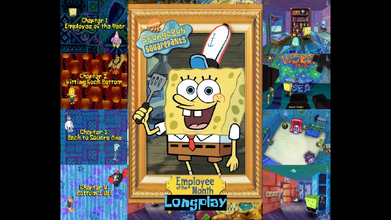 SpongeBob Employee of the Month PC Game Longplay - YouTube