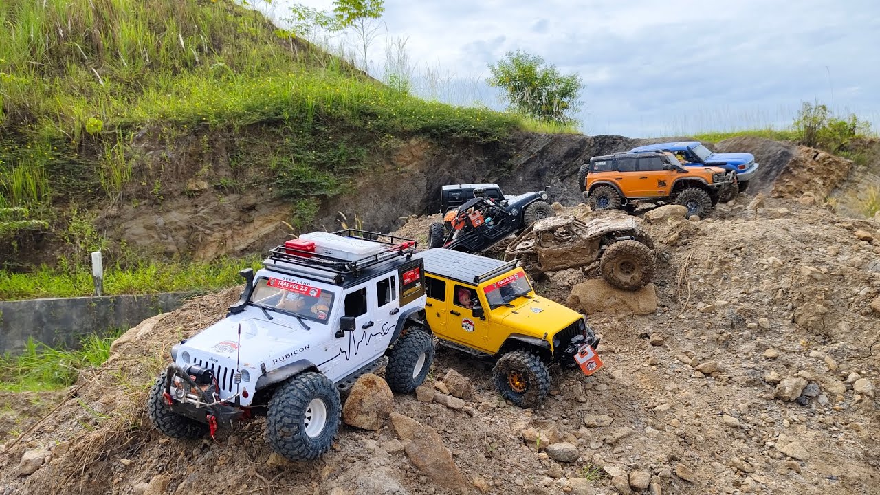 axial capra bar-bar‼️Mabar weekend Rc offroad 1/10 scale di bukit adam ...