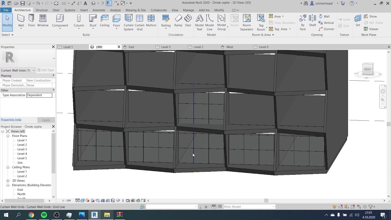 Revit Cephe tasarımı - YouTube