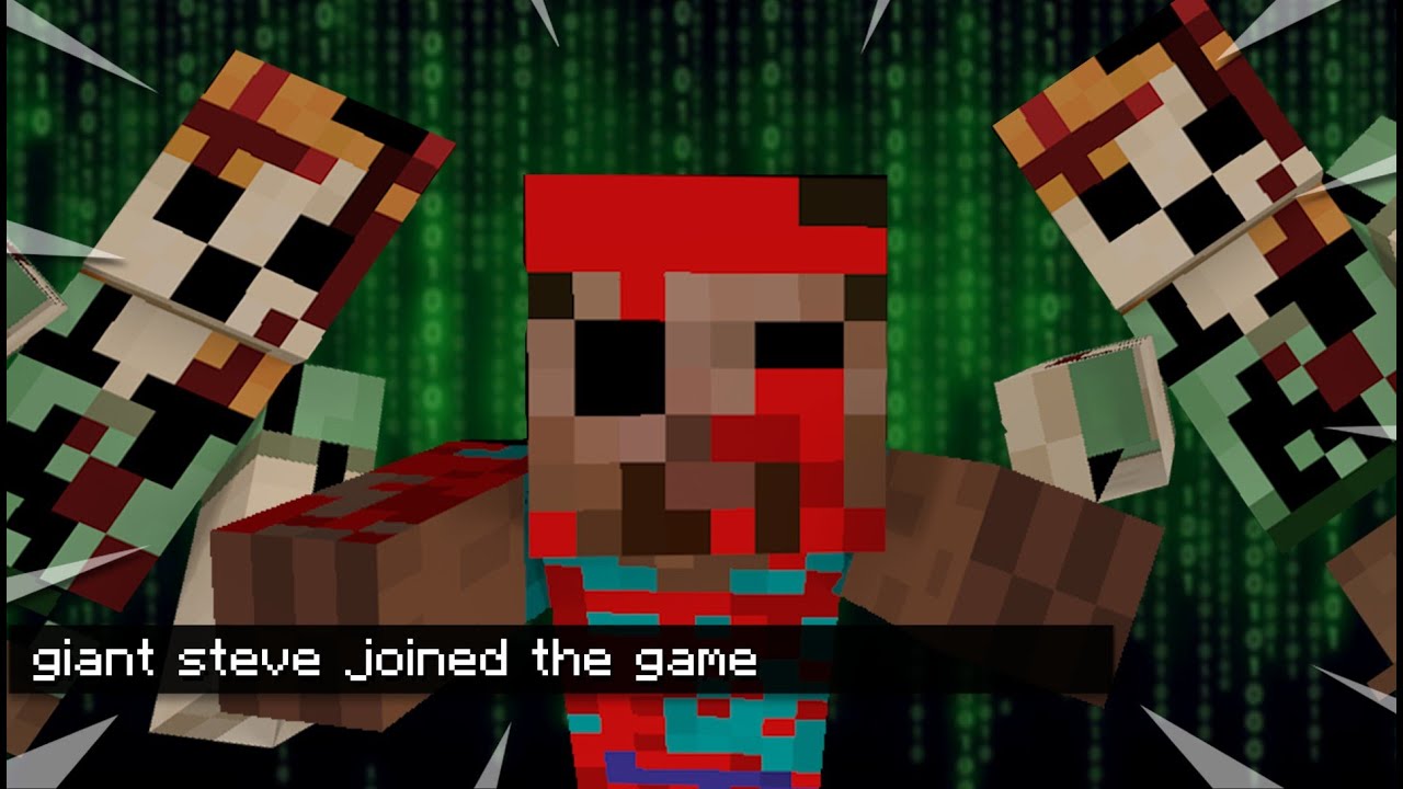 MİNECRAFT GIANT STEVE GERÇEKMİİ!! OLANLARA İNANAMIYACAKSINIZ GIANT ...