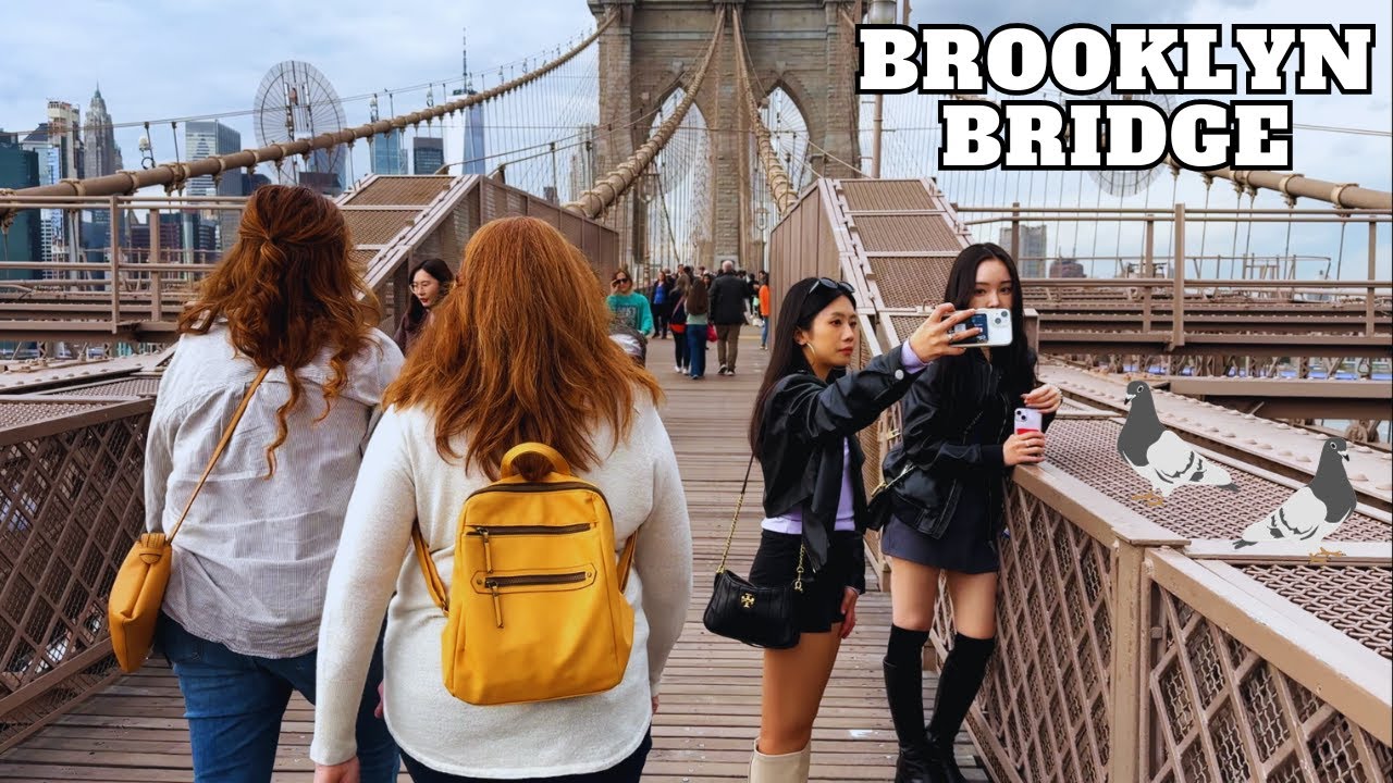 NYC Fall Walk: Brooklyn Bridge Stroll from Dumbo to Downtown Manhattan ...