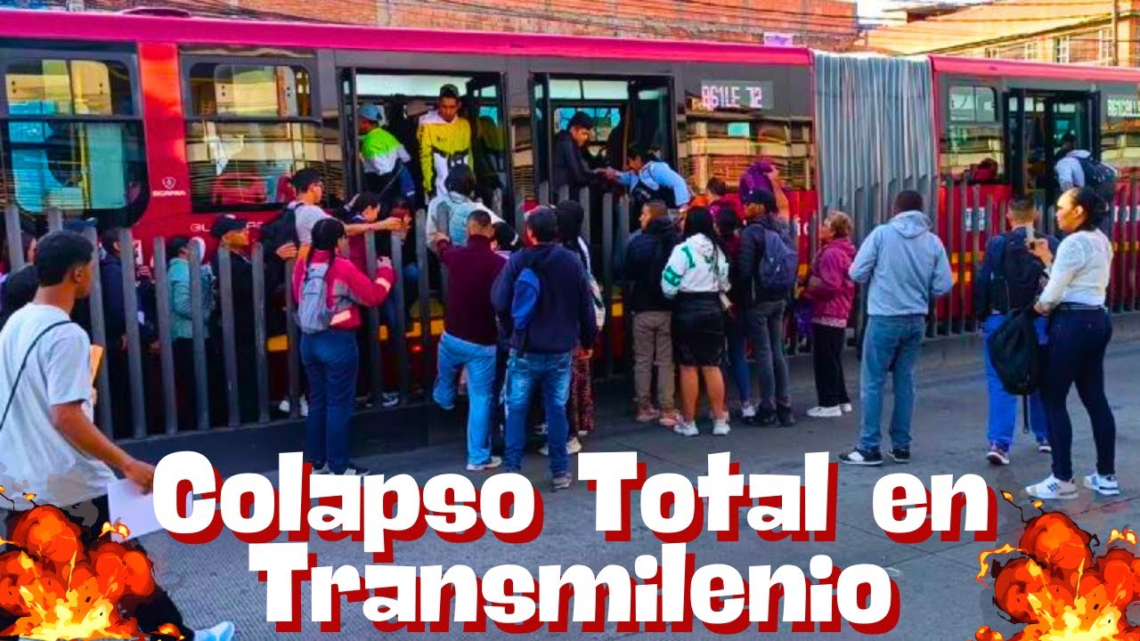 CAOS TOTAL EN TRANSMILENIO | YA NO DA PARA MAS ? - YouTube