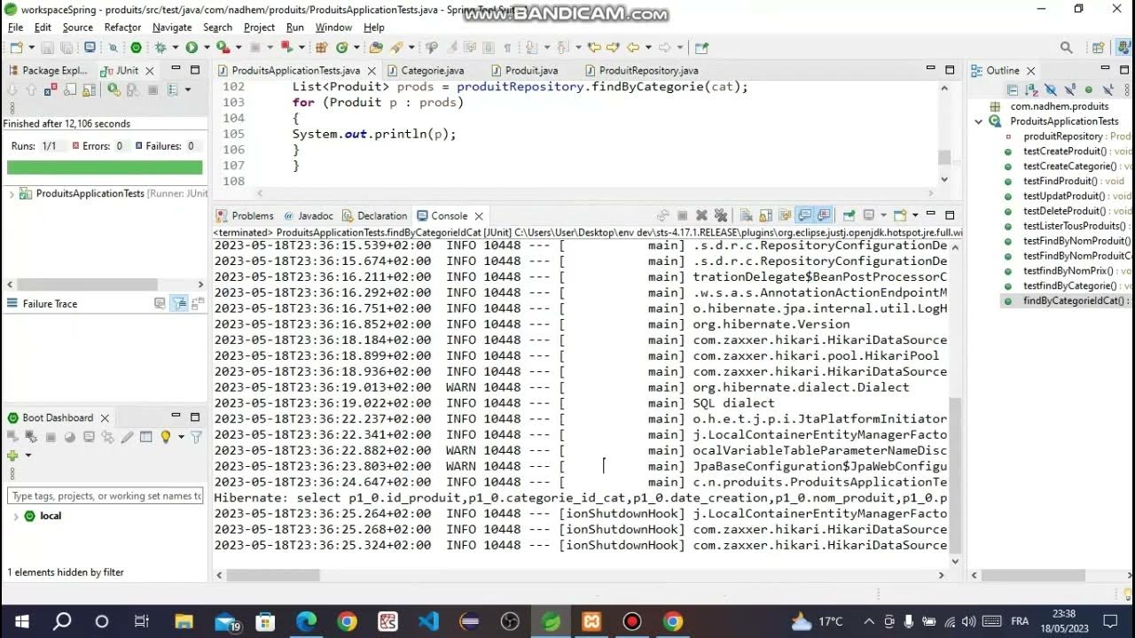 Spring Boot:Atelier02: Interroger les produits, Trier les données ...