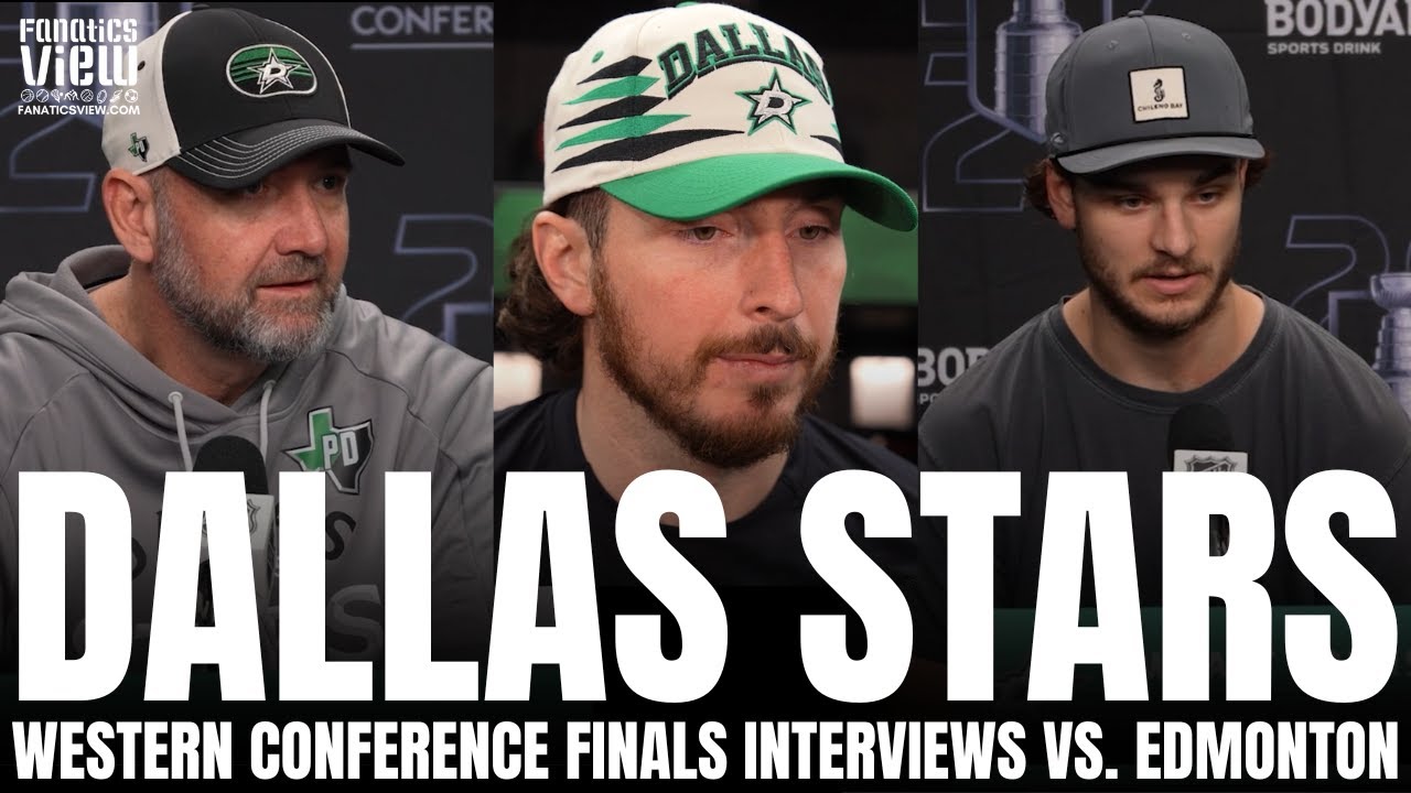 Matt Duchene, Wyatt Johnston, Jason Robertson & Pete DeBoer on Stars vs ...
