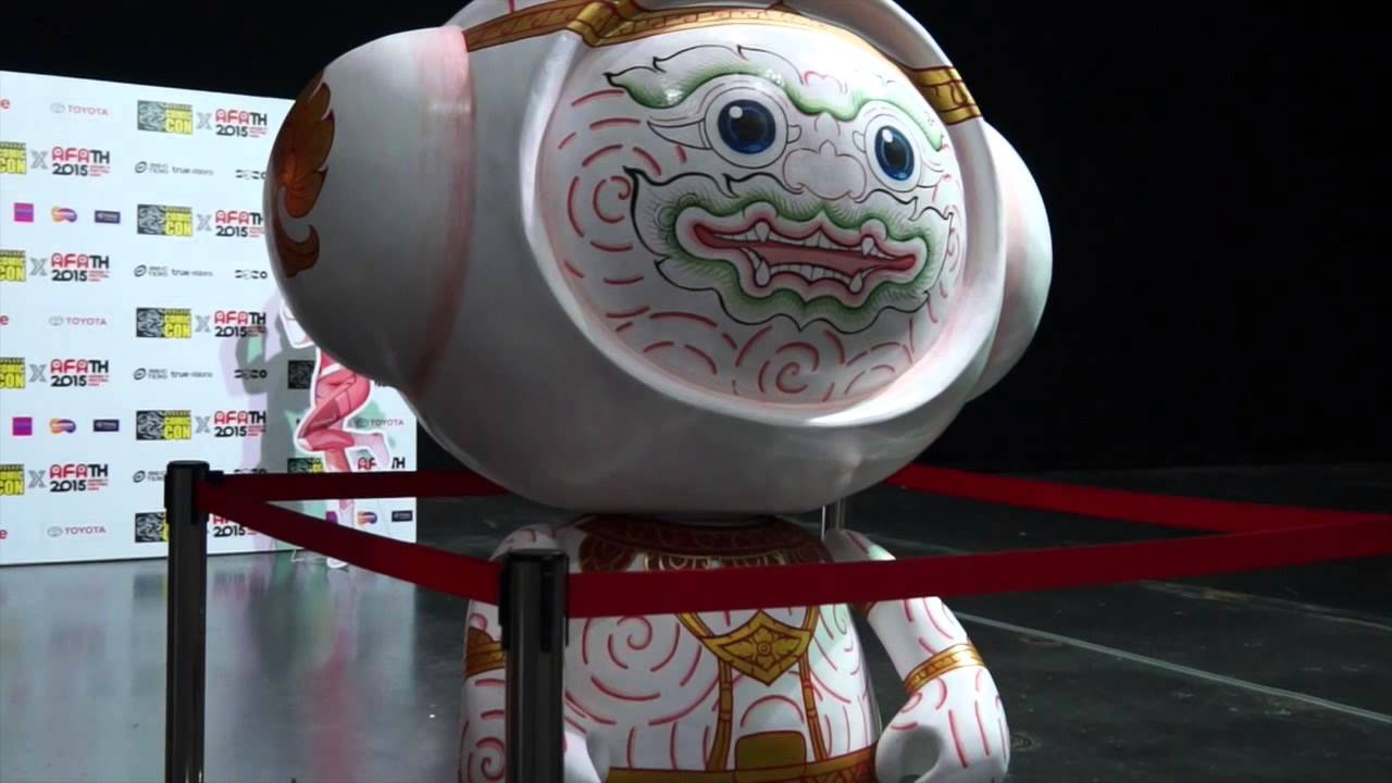 Mascots at Bangkok Comic Con x AFATH 2015 - YouTube