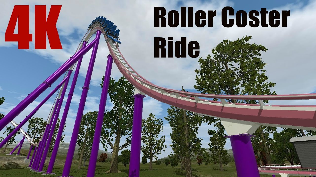 4K UHD Roller Coaster Ride Simulation Game No Limits 2 - YouTube