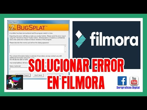 SOLUCION DE ERROR BUGSPLAT EN FILMORA y ACTIVACION [actualizado 2022 ...