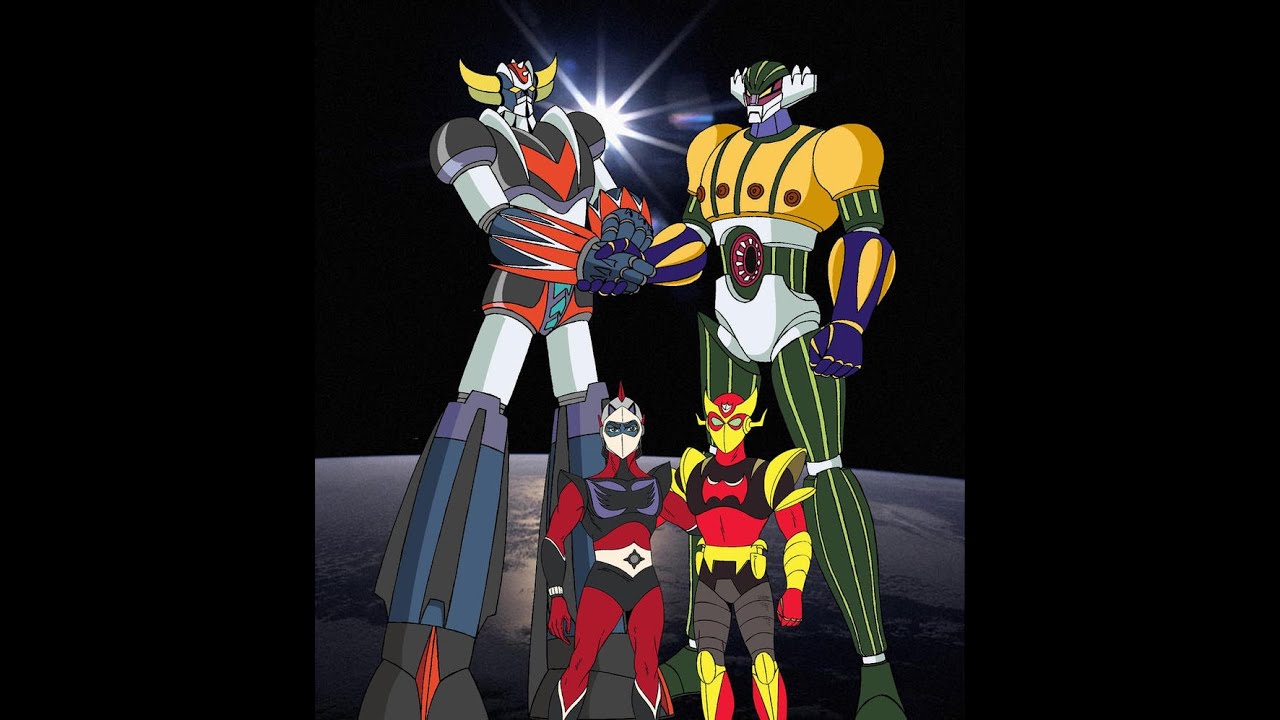 Goldrake vs Jeeg Robot D'Acciaio - Scontro Completo (Montaggio) - YouTube