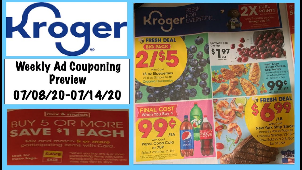 *NEW MEGA EVENT!* ~ Kroger Weekly Ad Couponing Preview -- 07/08/20-07 ...