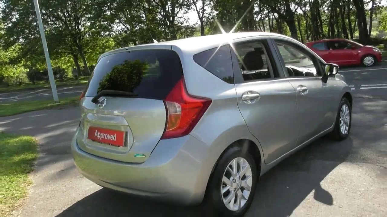 Nissan NOTE 1.2 ACENTA PREMIUM finished in Blade Silver ,video ...
