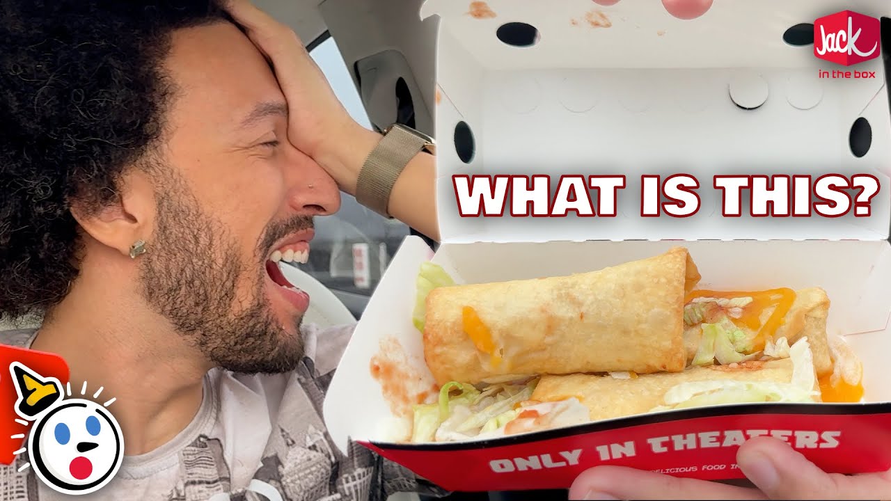 Jack In The Box NEW Sauced & Loaded Mini Chimi Bang Bangs 4K Food ...