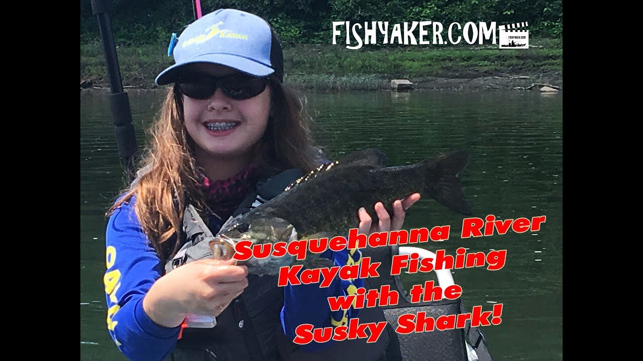 Susquehanna River Kayak Fishing with Lila "Susky Shark" Oast - 8/3/19 ...