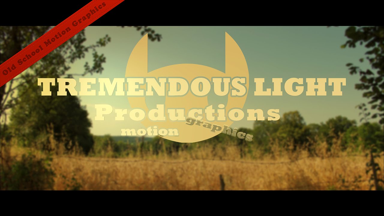 Old School Motion Graphics - YouTube