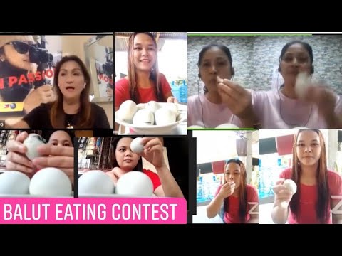 BALUT EATING CONTEST🥚🥚🥚🥚🥚 #Philippines @ShowbizPhilippines @Philippines ...