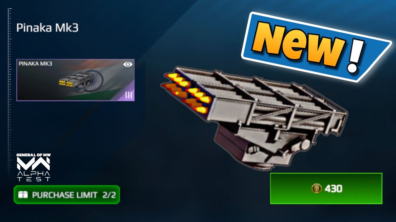 Modern Warships: Pinaka MK3 🇮🇳 Indian Grenade Launcher in Ranked Store ...