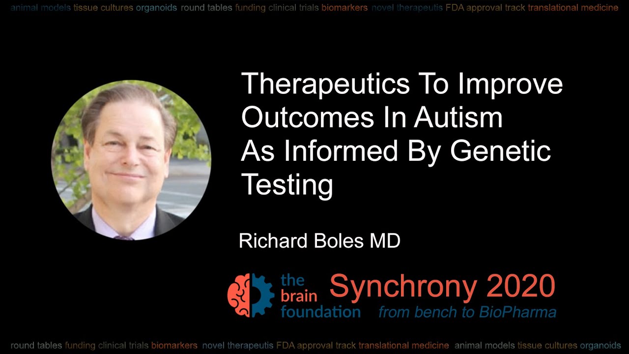 Therapeutics To Improve Outcomes In Autism As Informed By Genetics ...