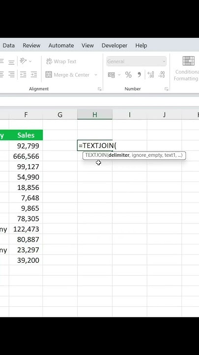 TextJoin Function in Excel | Combine Text Like a Pro! - YouTube