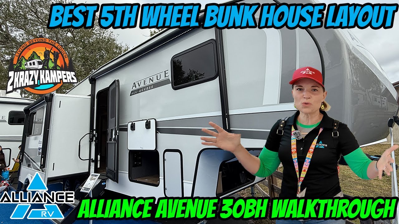 2025's Top 5th Wheel Bunkhouse Layout: Check out the Alliance Avenue ...