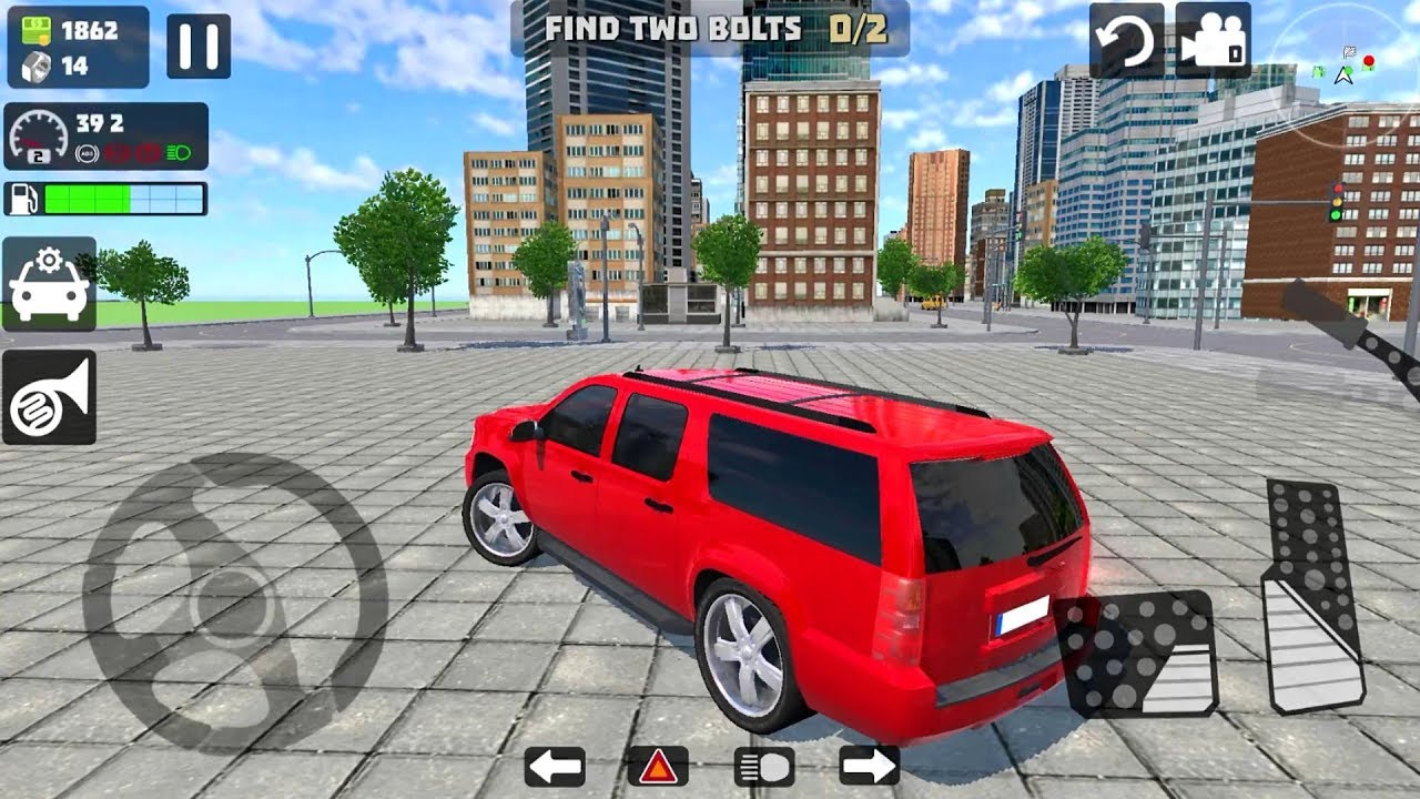 Offroad Chevrolet Suburban #2 RED SUV in Big City! - Android gameplay ...
