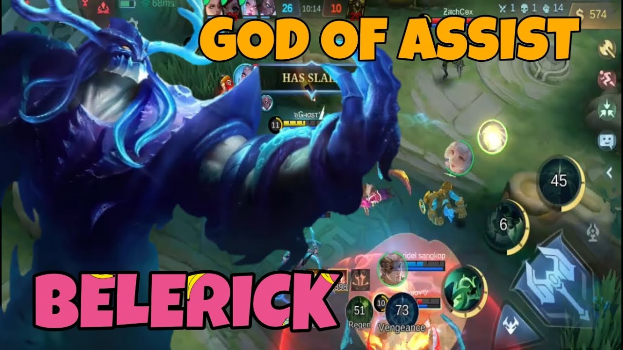 Belerick God Of Assist! Gameplay | New Build & emblem set 2023 | Mobile ...