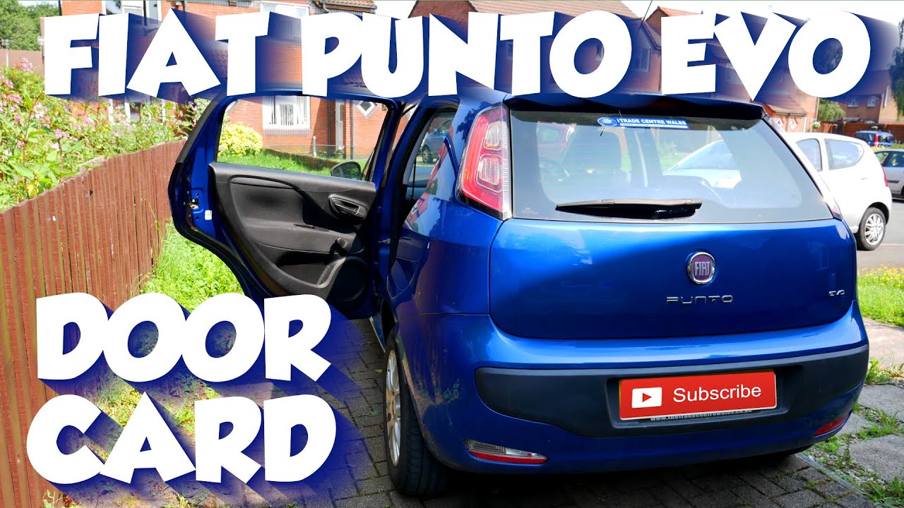 FIAT PUNTO EVO REAR DOOR CARD REMOVAL 2010 year - YouTube