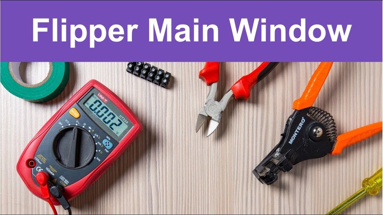 Lesson 2 - Flipper Main Window - YouTube