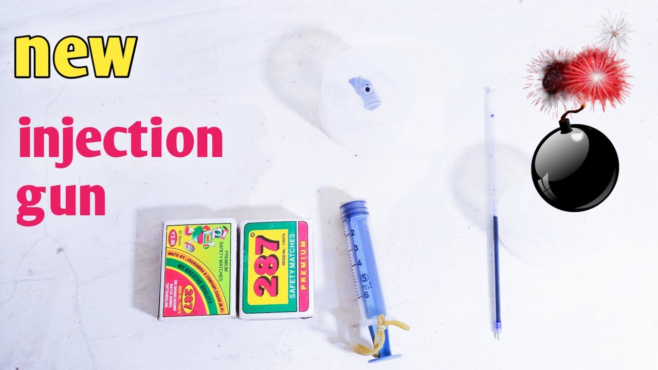 How to make injection gun || injection gun kese banaye - YouTube