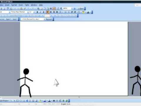 Computer Stick Man Battle - YouTube
