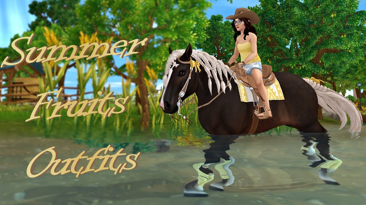 Summer Fruit Outfits #4 ~ [SSO] Star Stable Online Outfits - YouTube