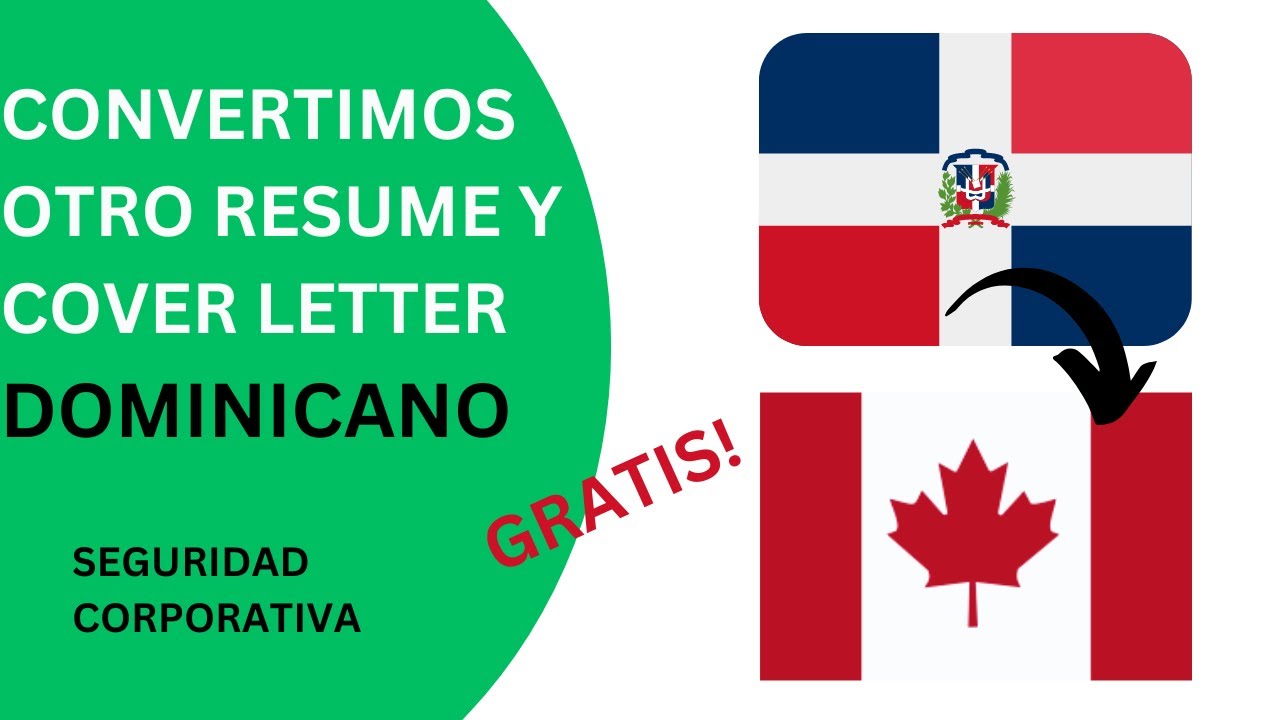 🌟 Transforma Tu Currículum Dominicano en un CV y Carta de Presentación ...