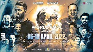 LIVE STREAM | WORLD POOL CHAMPIONSHIP | TABLE TWO by @Matchroom Pool ...