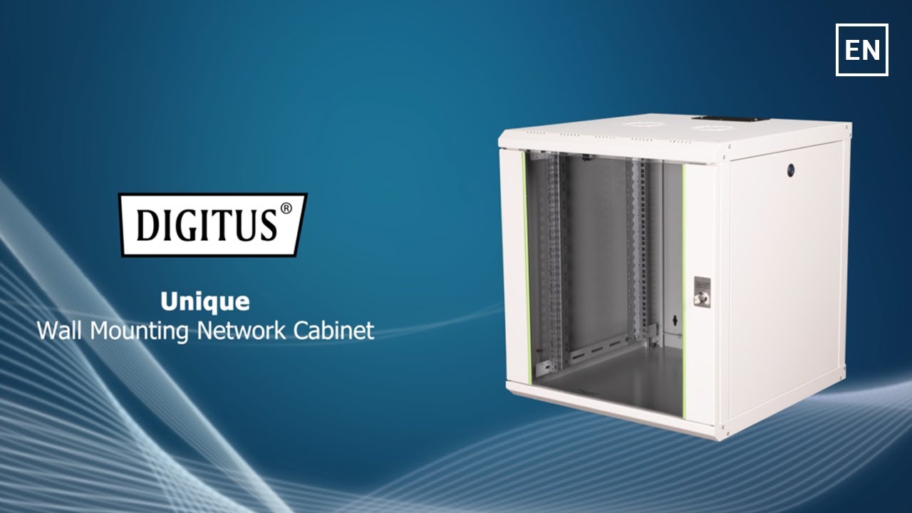 DIGITUS Wall Mounting Network Cabinets Unique Series - YouTube
